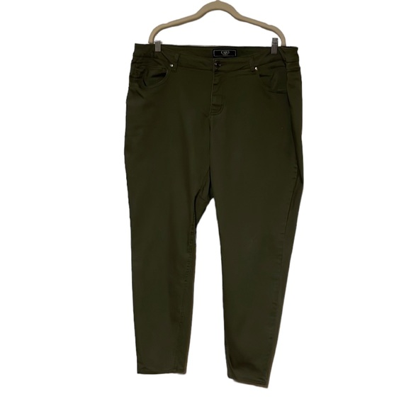 Cato | Pants & Jumpsuits | Cato Womens Army Green Pants W Stretch In ...